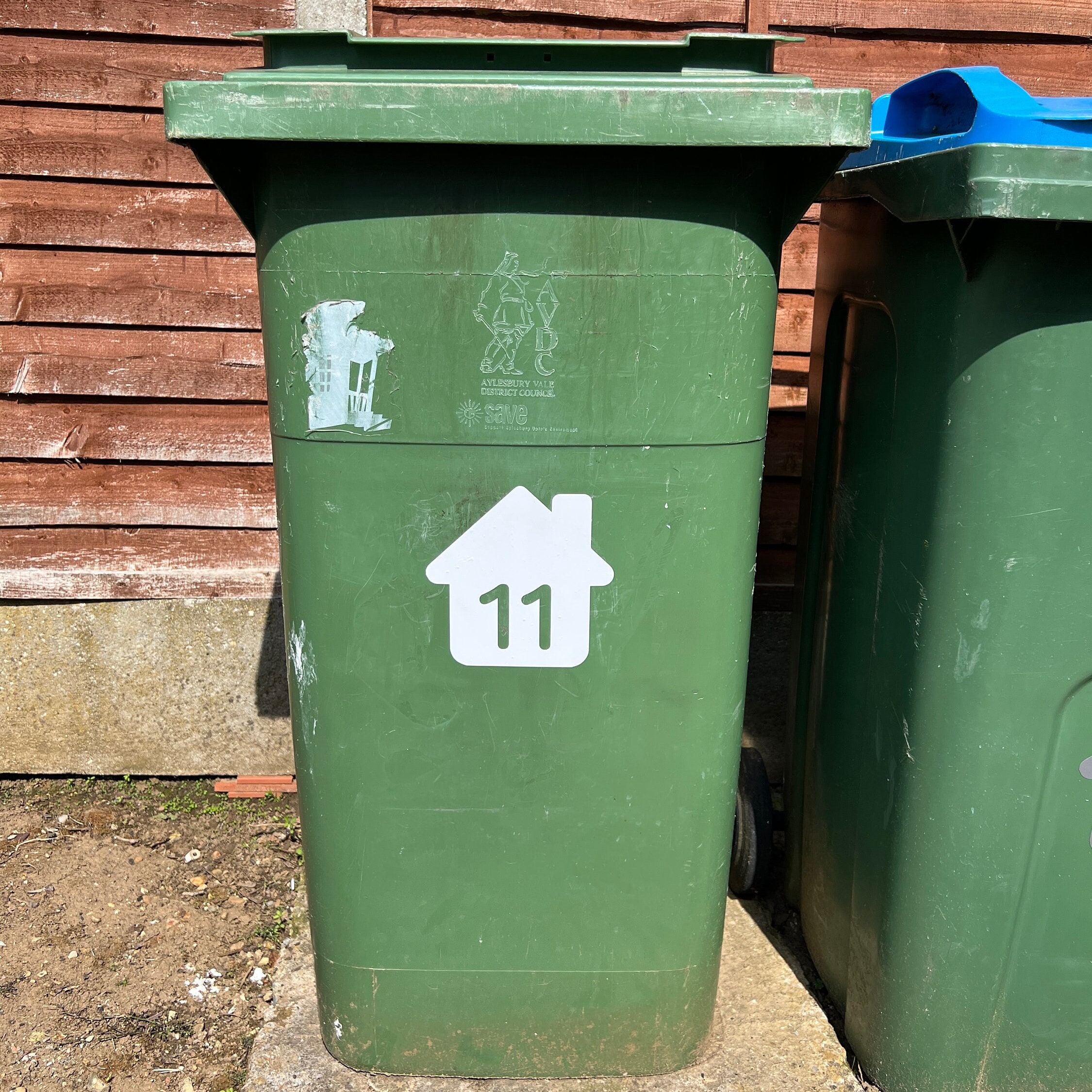 CUSTOM WHEELIE BIN Stickers Bin Labels Waterproof Labels - Australia