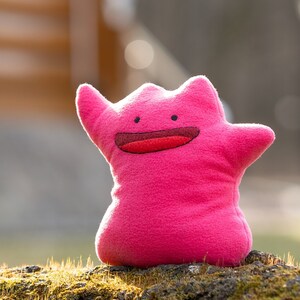 Ditto Plush, Handmade Stuffed Animal, Customizing сolors, Made to Order ...