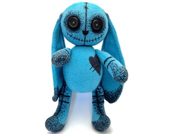 Creepy Bunny Plush Bunny Stuffed Animal Halloween Toy | Etsy