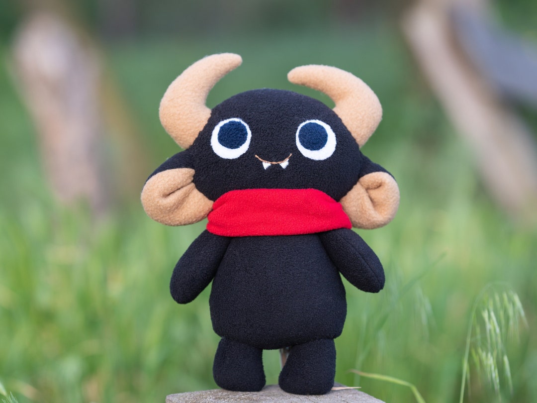 Imp Plush - Cute Demon Plushie, Handmade Soft Toy - Etsy