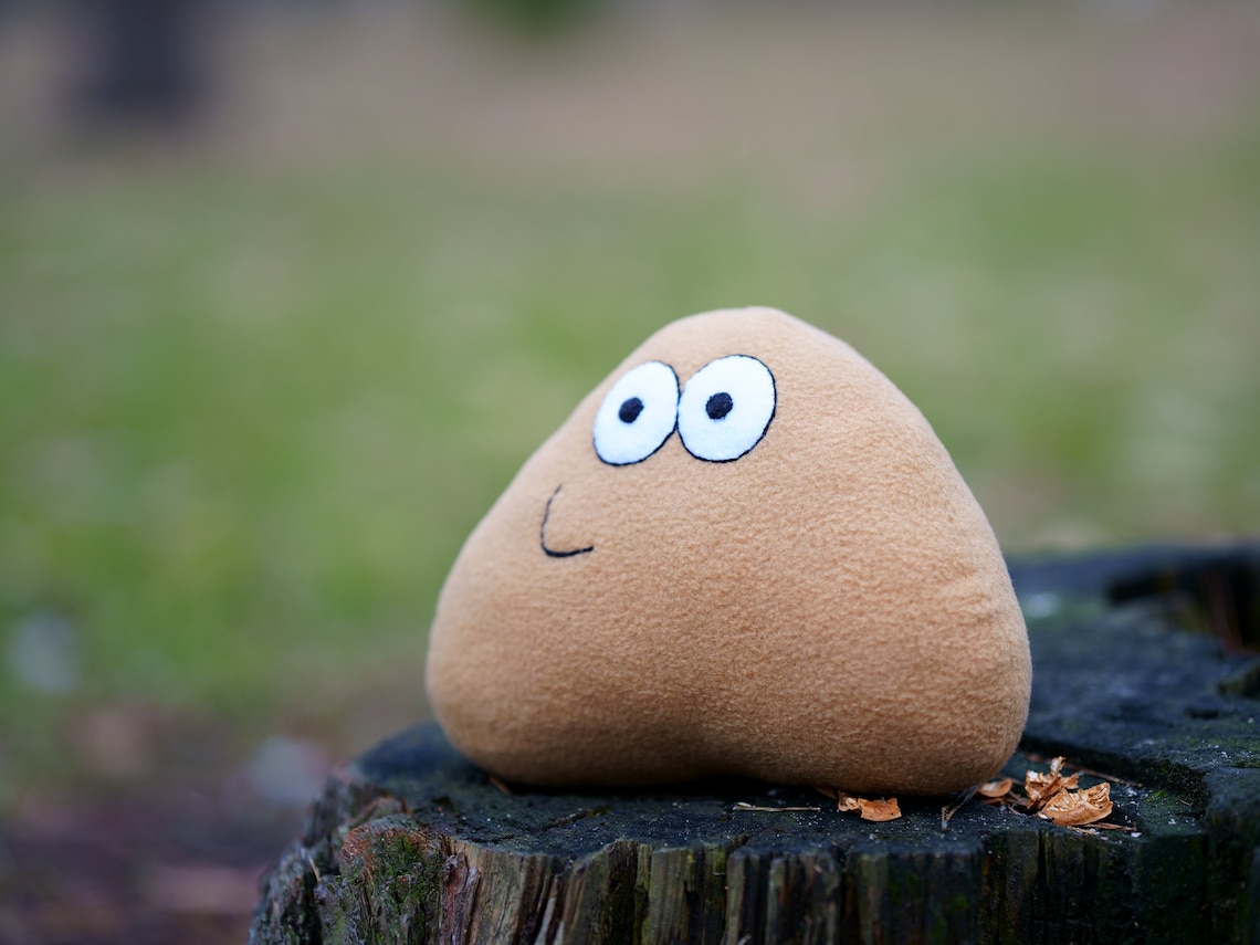 My Pet Alien Pou Plush - Handmade Decoration Soft Toy Made to Order 8 ...