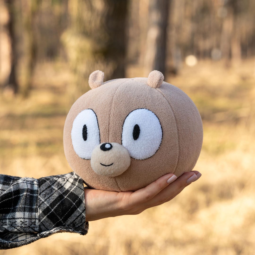 Woff Plush - Hilda Inspired, Hilda and the Woff, Wolf Plush, Handmade ...