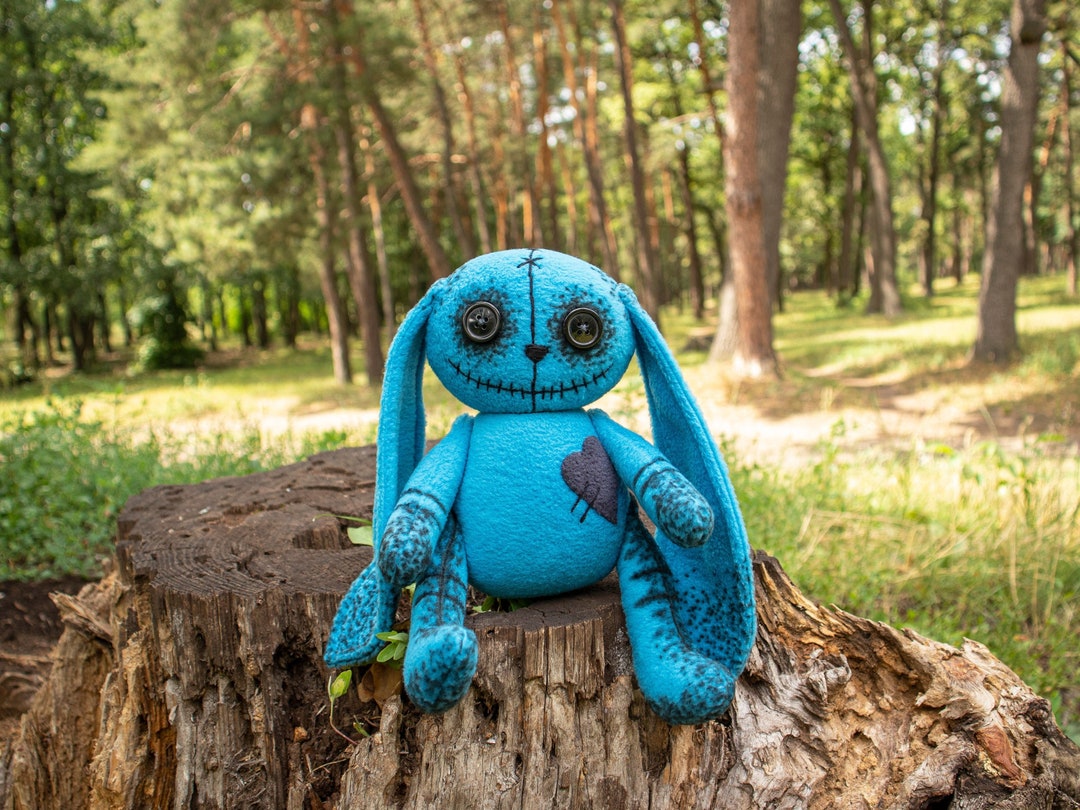 Creepy Bunny Plush Toy Rabbit Soft Doll Bunny Stuffed Animal Voodoo ...