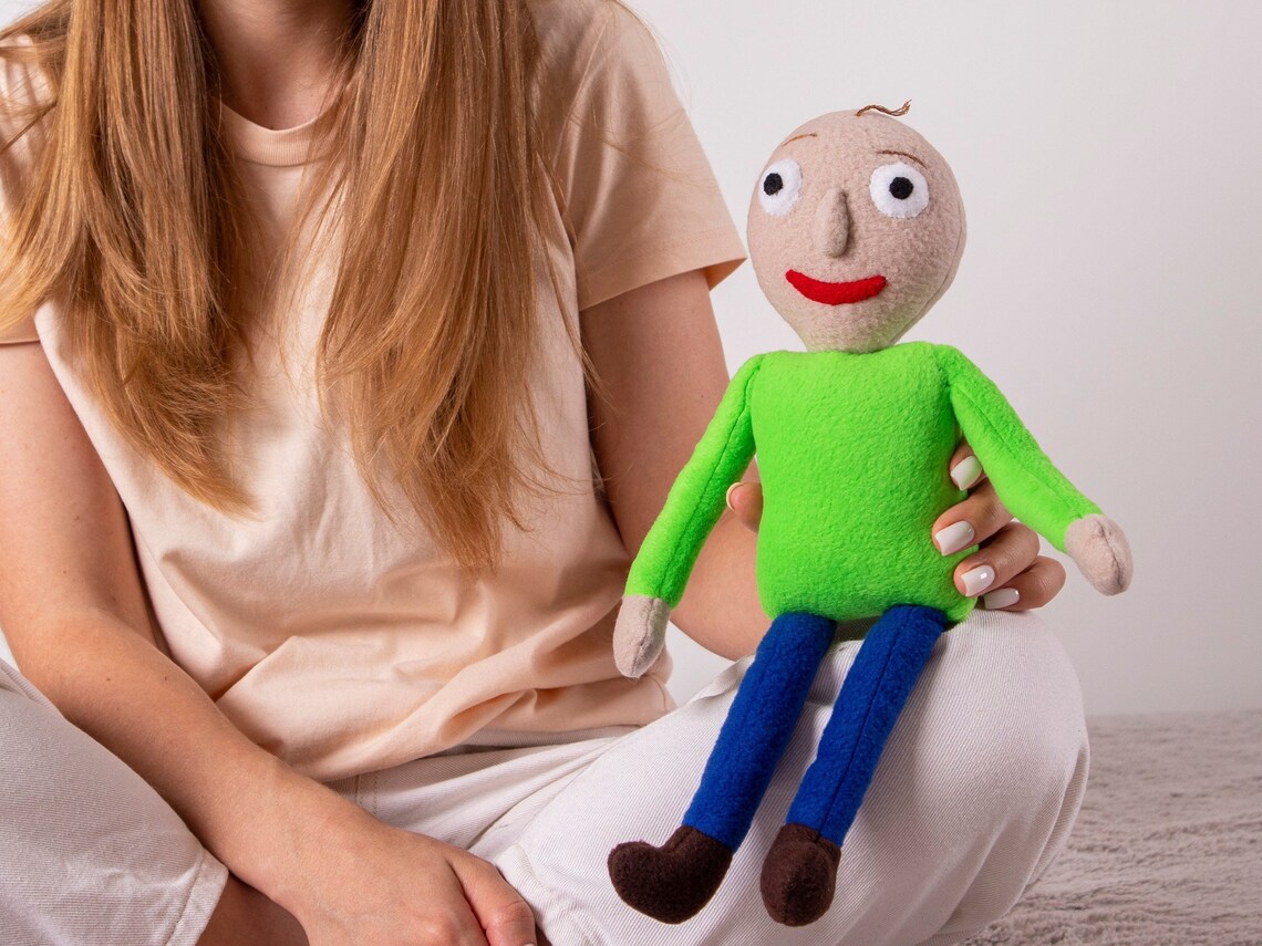 Baldi Basics Plush Toy Baldi Handmade Soft Toy - Etsy Baldi Basics Plush Toy Baldi Handmade Soft Toy - Etsy