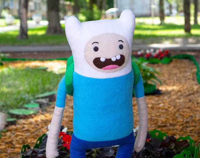 Adventure Time Deluxe Pull String Talking Plush Finn 14"-no Sound! as ...