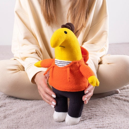 Smiling Friends Glep Alan MR Frog Plush Handmade Soft Toy - Etsy