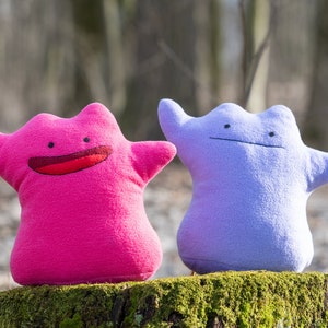 Ditto Plush, Handmade Stuffed Animal, Customizing сolors, Made to Order ...