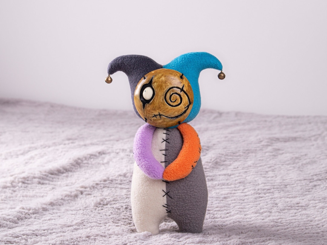 Jester Plush Toy Handmade Jester Doll, Made to Order - Etsy