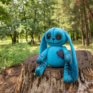 Creepy Bunny Plush Toy Rabbit Soft Doll Bunny Stuffed Animal Voodoo ...