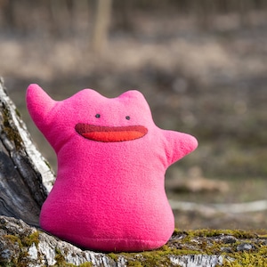 Ditto Plush, Handmade Stuffed Animal, Customizing сolors, Made to Order ...