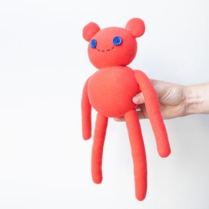 Red Hambo Plush Marcy's Bear Plush Toy - Hambo Handmade Doll 15 in ...