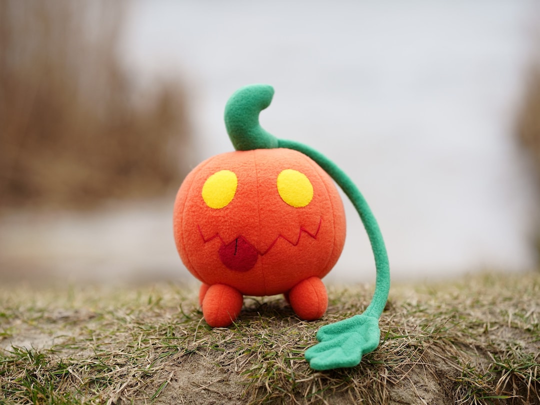 Pumpkin Dog Plush Pumpkin Pet Toy Handmade Soft Decoration Toy ...