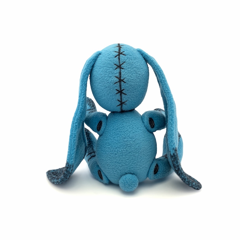 Creepy Cute Bunny Plush Toy Handmade Soft Goth Stuffed - Etsy