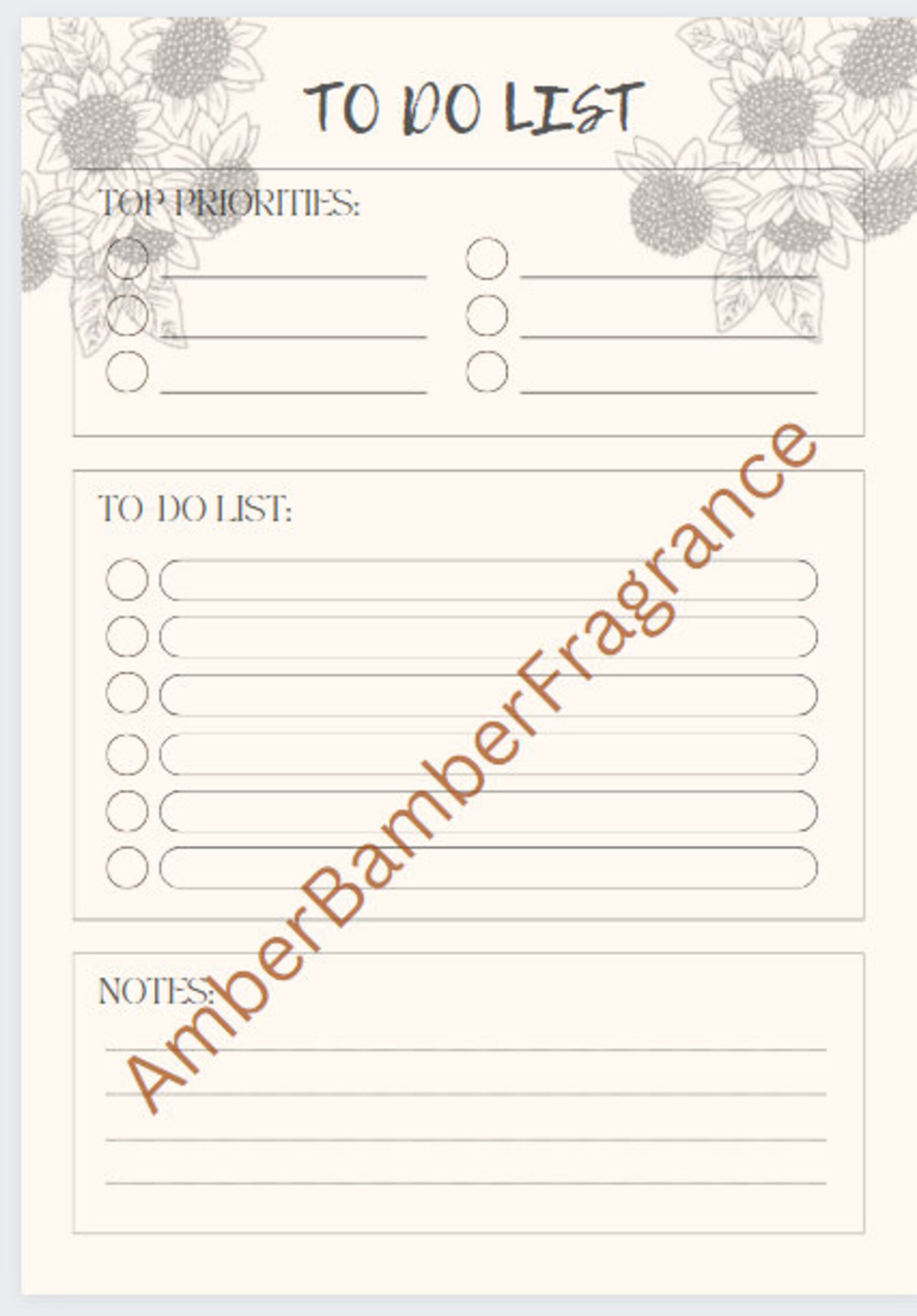 To Do List / Daily to Do List/ Printable to Do List / Note Book ...