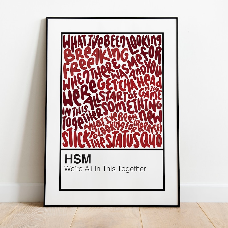High School Musical Poster - Etsy