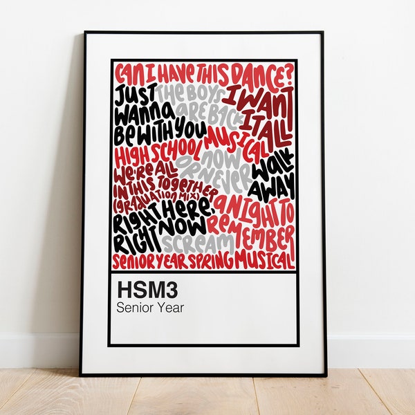 High School Musical Poster - Etsy