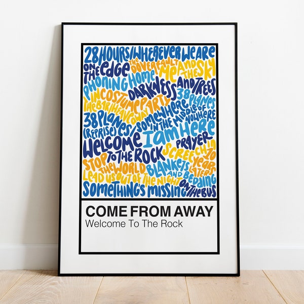 Come From Away Poster - Etsy