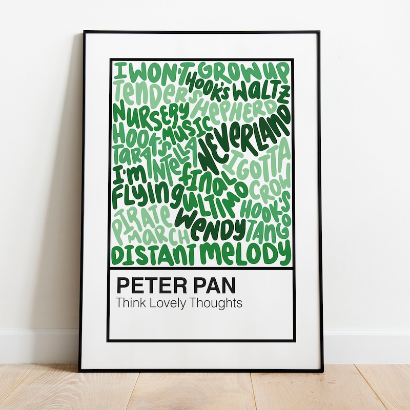 Peter Pan Poster - Etsy