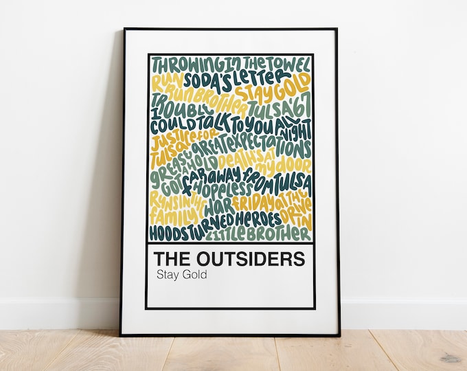 The Outsiders 10-pack of Stickers - Etsy