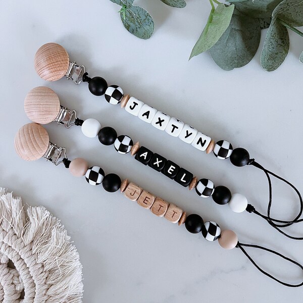 Wood Pacifier Clip - Etsy