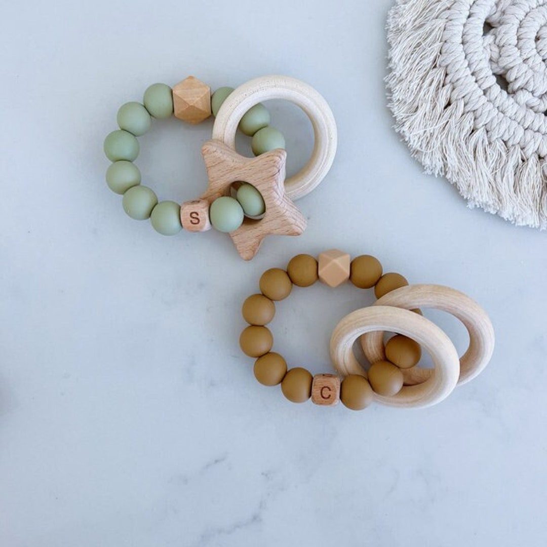 Customizable Personalized Rattle Toy Baby Shower Gift Name Rattle ...