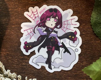 Cute Kafka Chibi Sticker | Honkai Star Rail Stickers | HSR Stickers ...