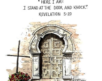 Revelation 3 20 - Etsy