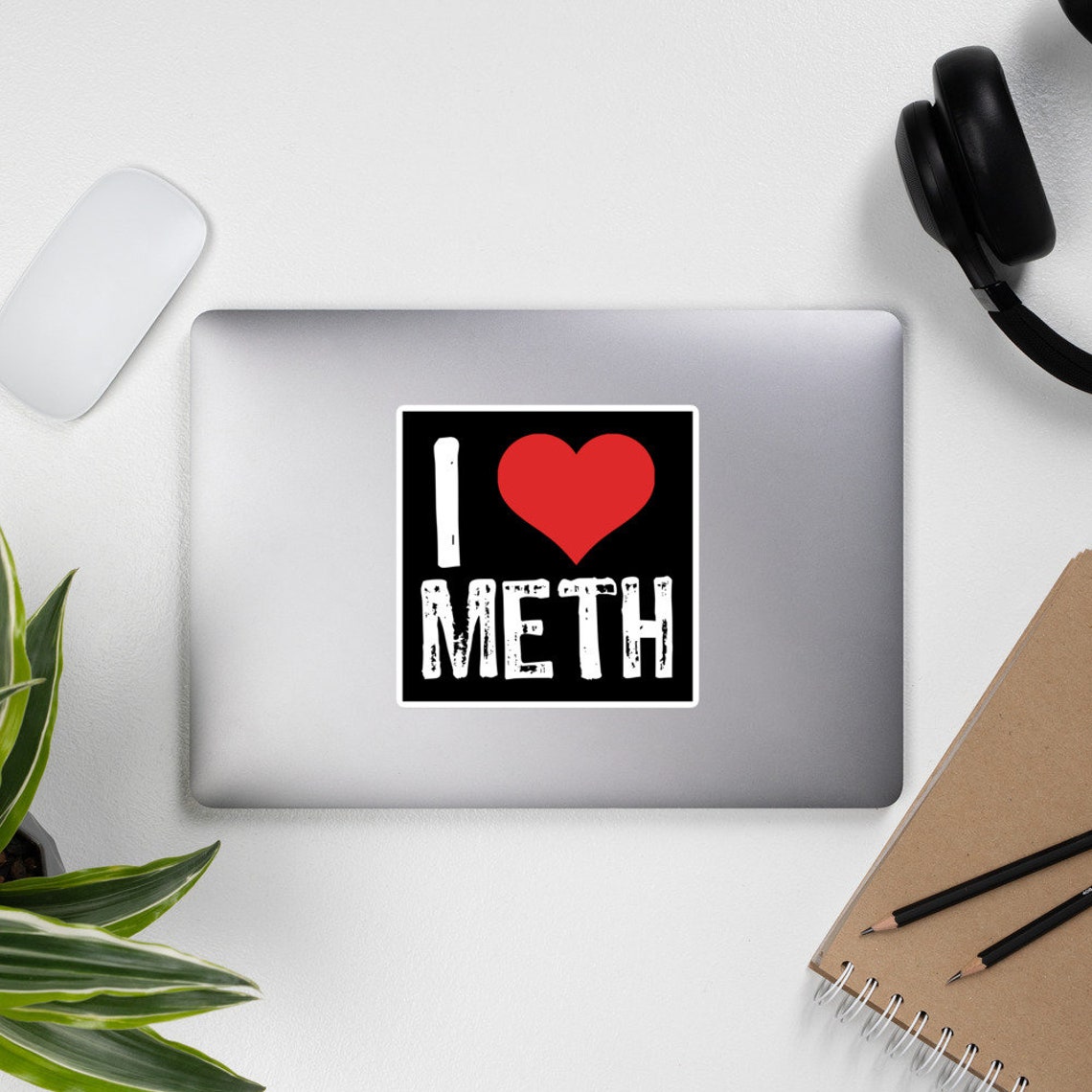 I Love Meth Bubble-free sticker | Etsy