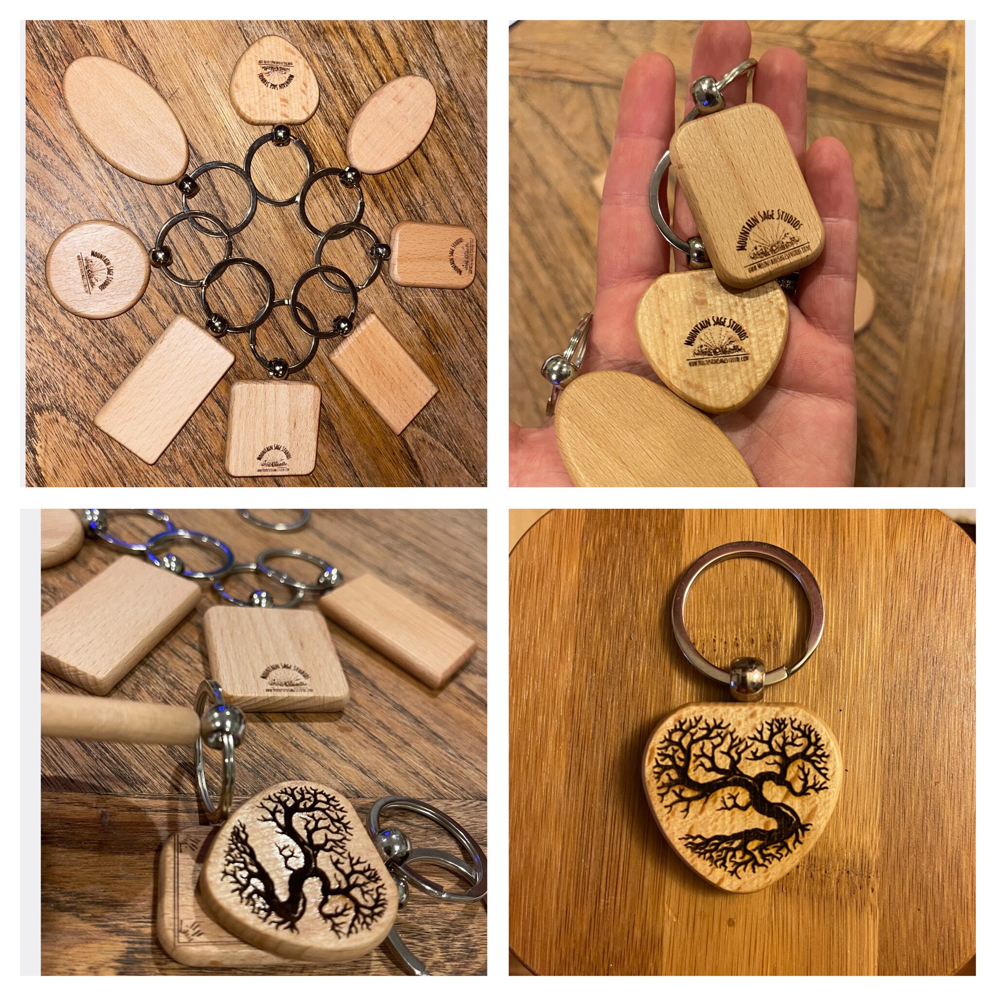 Laser Ready Keychain Wood Engraving Jig SVG Digital Laser File for ...