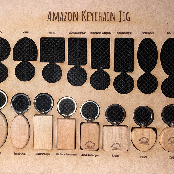 Wood Keychains - Etsy