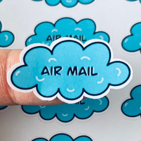 Air Mail Stickers - Etsy UK