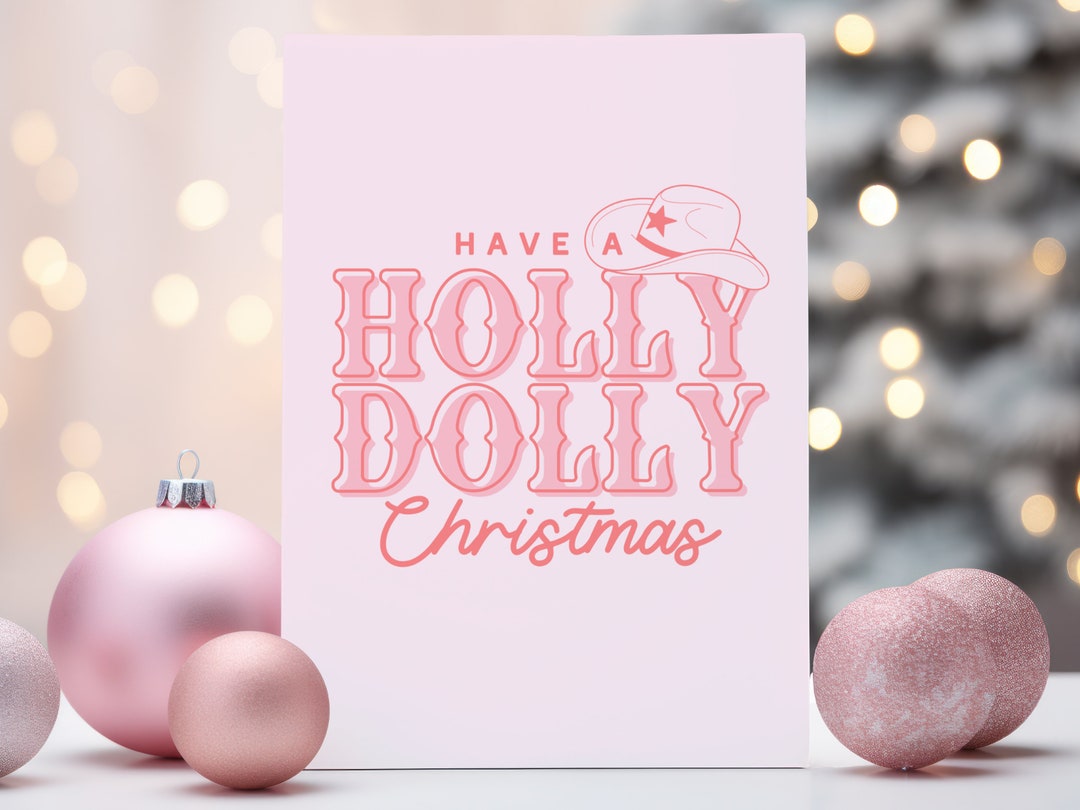 Dolly Parton Christmas Card Holly Dolly Christmas Funny - Etsy