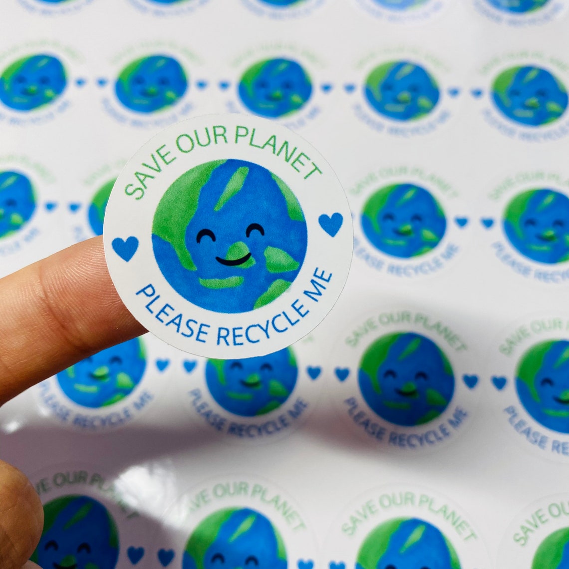 Recycle Stickers Packaging Stickers Please Recycle Me - Etsy UK