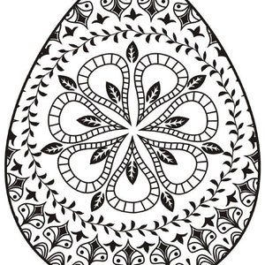 60+ Printable Easter/mandala Egg Coloring Pages Group2 - Etsy