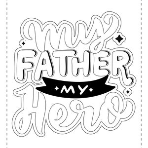 40 Printable Fathers Day and Dad Coloring Pages - Etsy