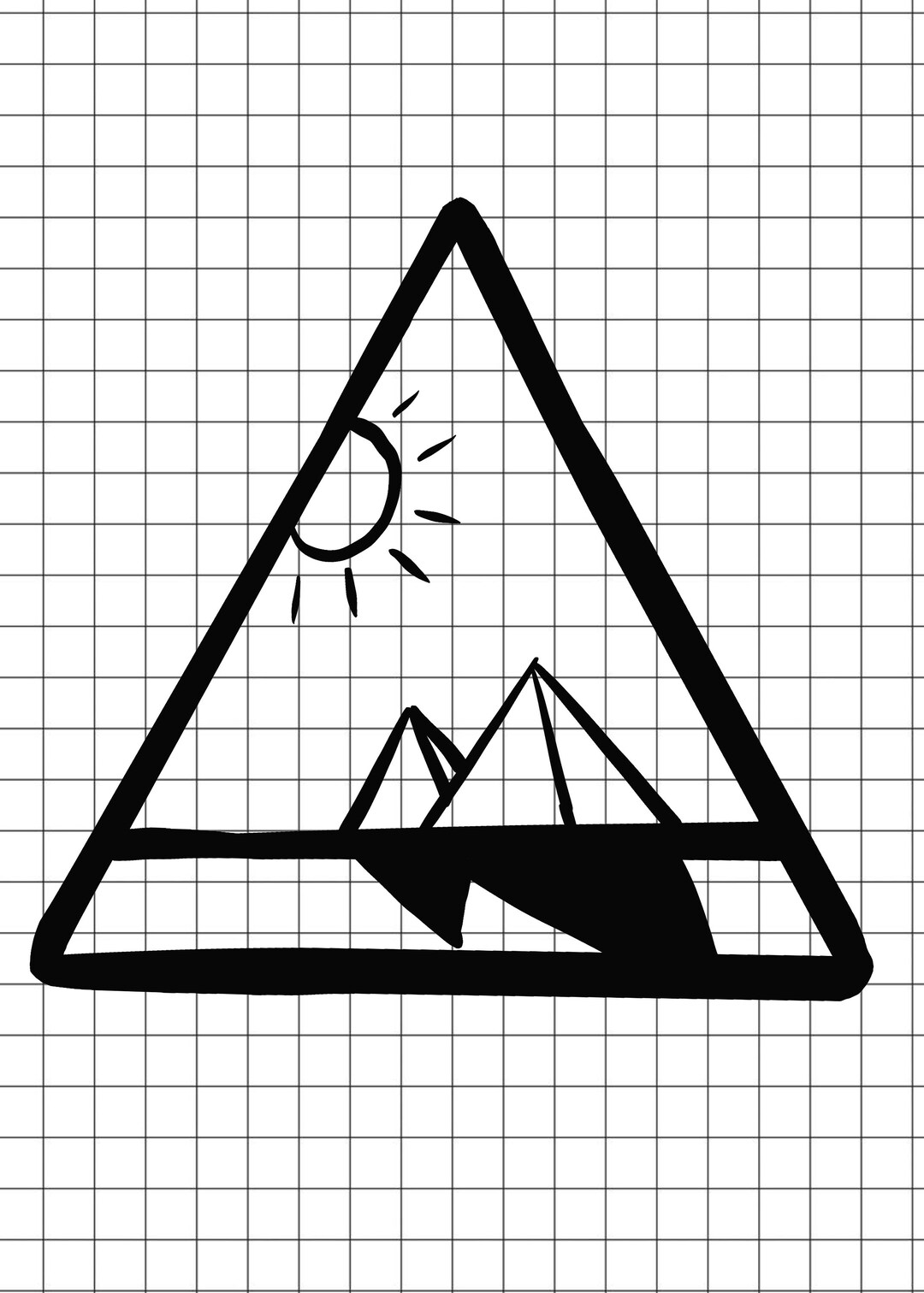 Pyramid Patch SVG - Etsy