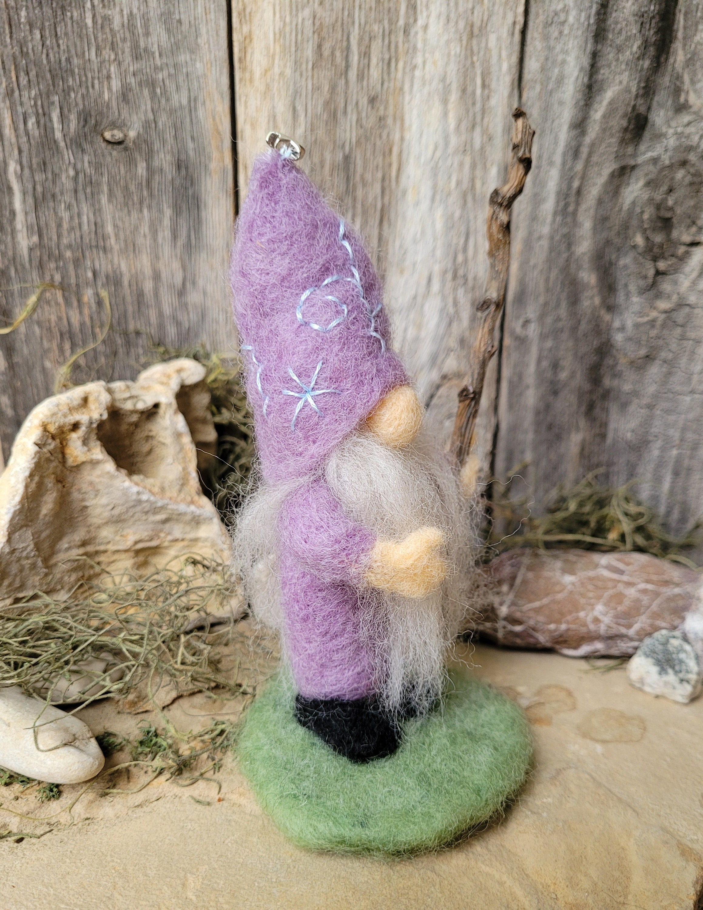 Needle Felted Gnome, Forest Folk - Etsy
