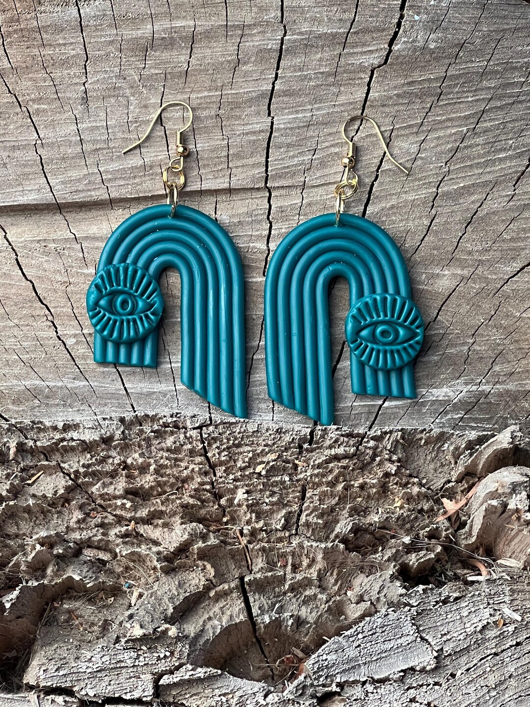 Teal Eye Bows - Etsy