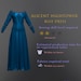 Blue Queen Dress Pattern - Etsy