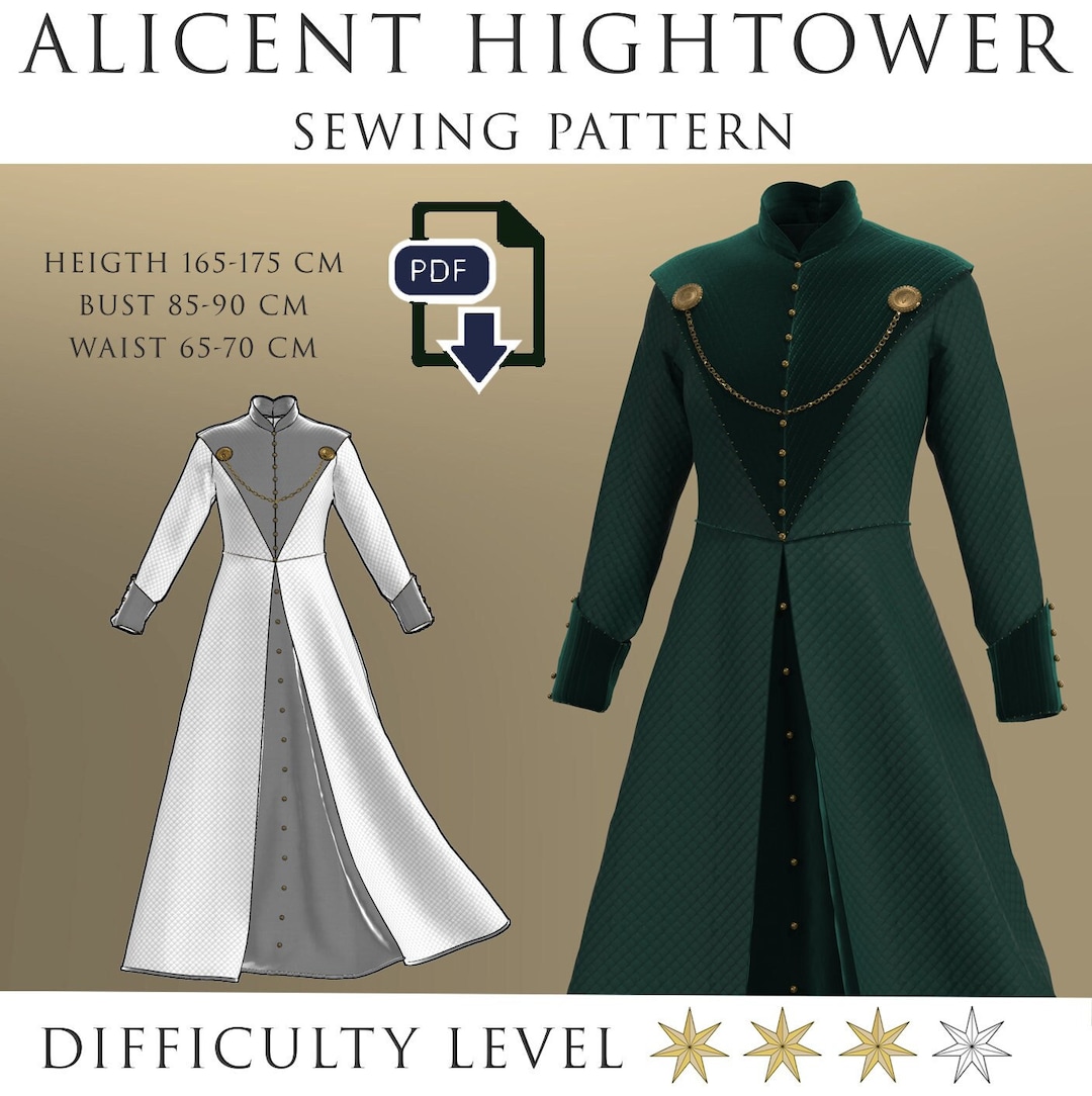 Green Queen Dress Pattern ONE SIZE ONLY - Etsy