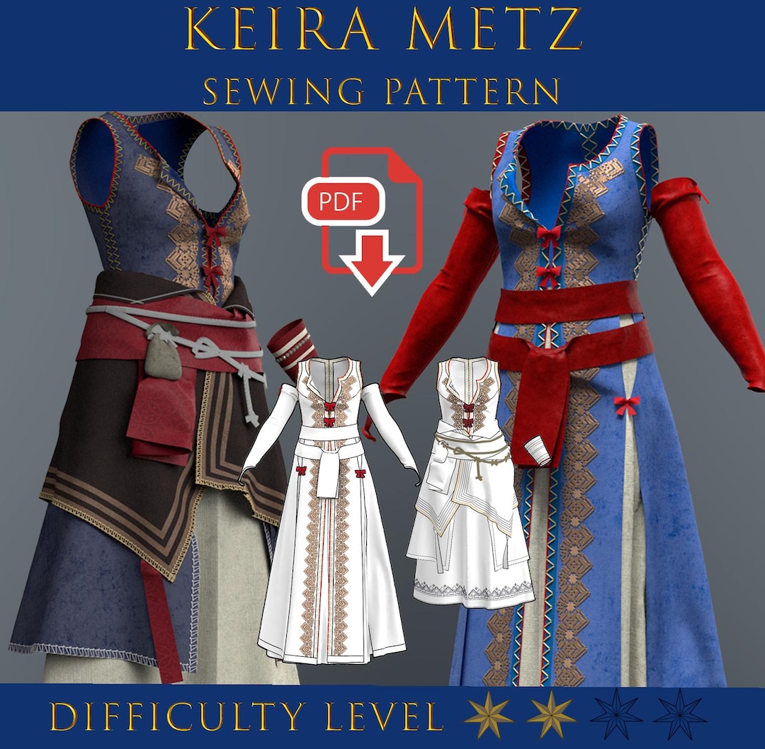 Keira Metz Witcher 3 Dress Costume Pattern - Etsy