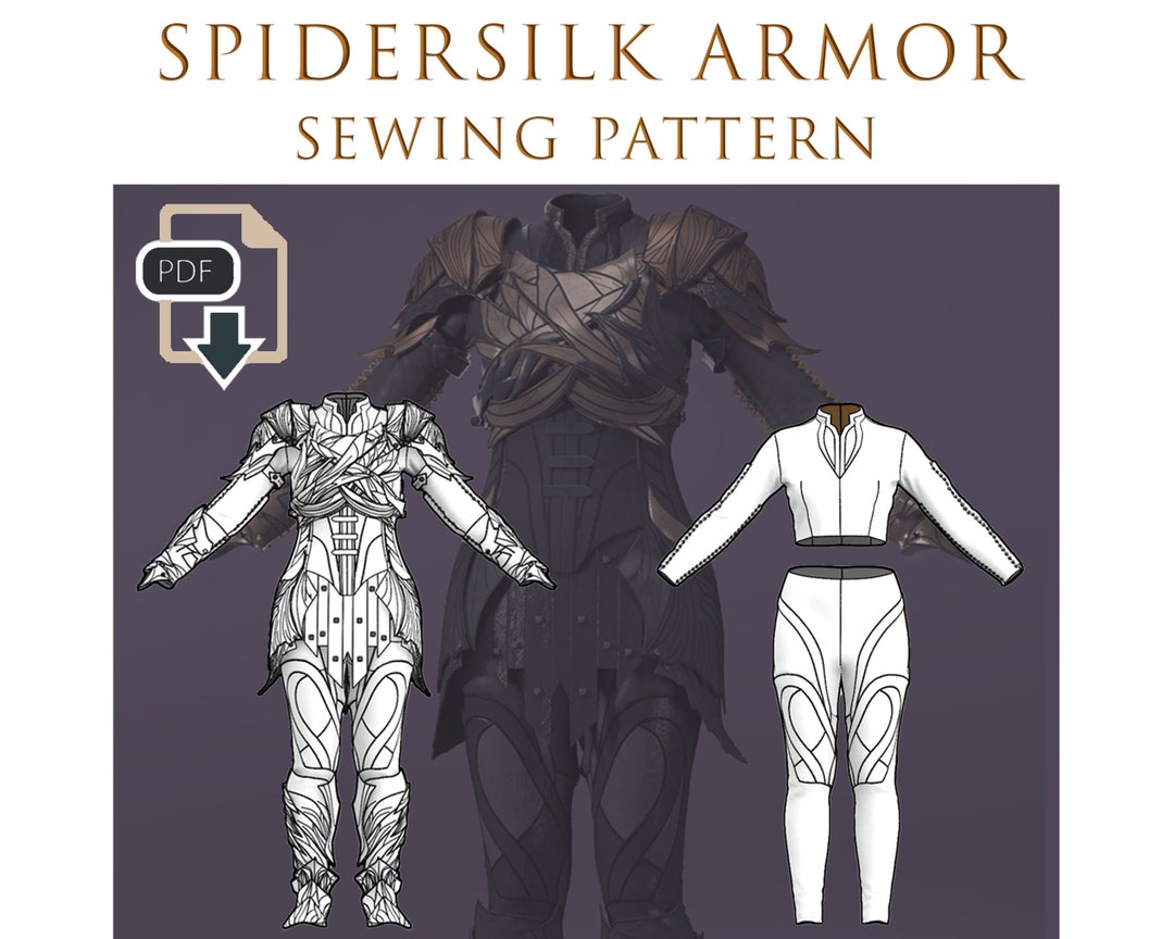 DIY Minthara Spidersilk Armor Outfit Crafting and Sewing Patterns - Etsy