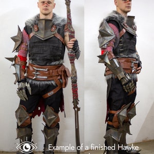Dragon Age Hawke Champion's Mage Armor Pattern Template - Etsy