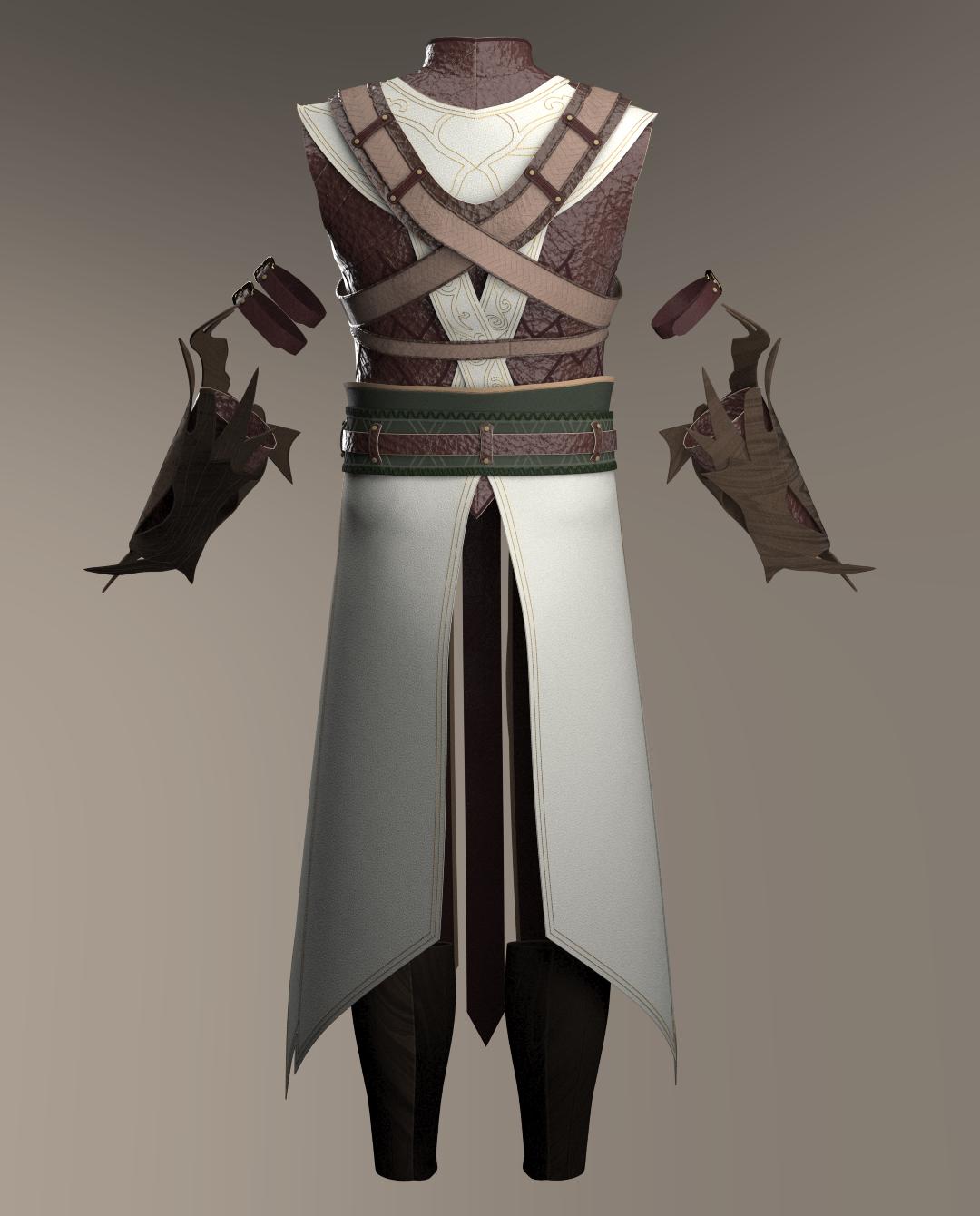 Halsin Druid Armor Pattern Templates - Etsy