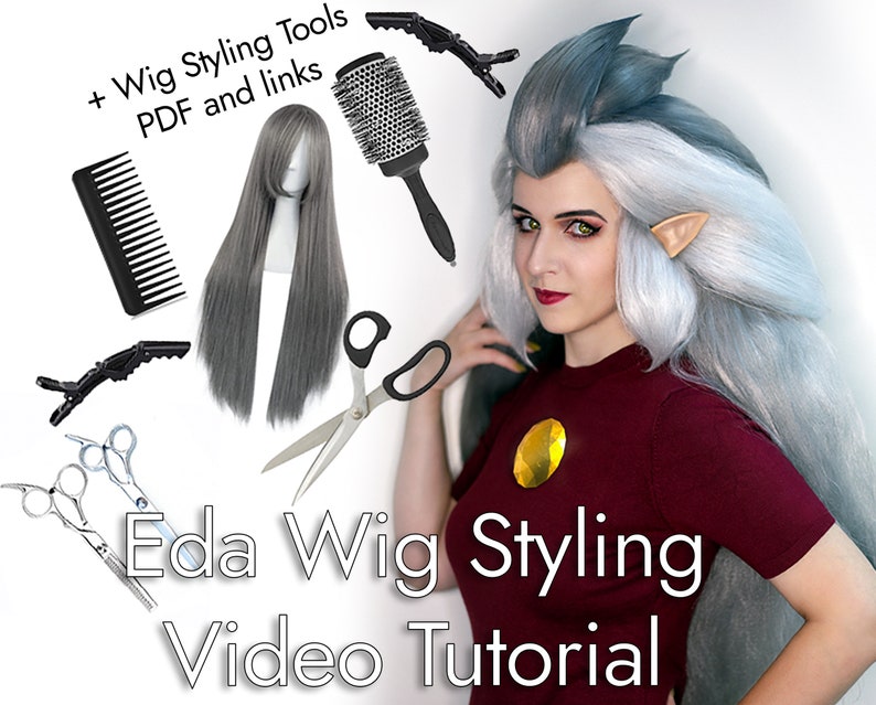 Wig Styling Video Tutorial Eda - Etsy Wig Styling Video Tutorial Eda - Etsy