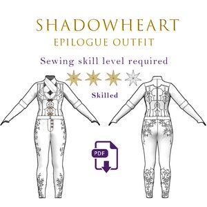Shadowheart Epilogue Outfit Pattern With Accessories - Etsy