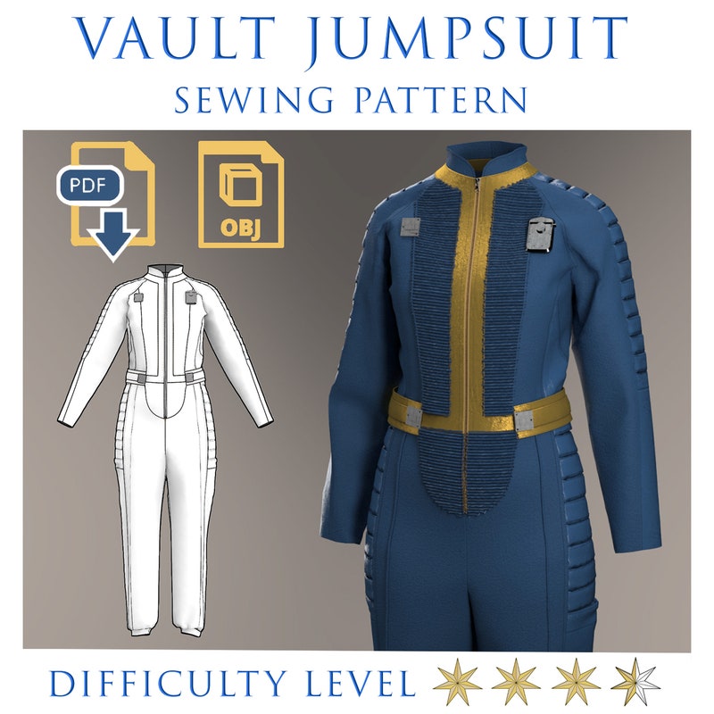 Fallout Cosplay Vault Suit - Etsy