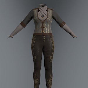 Shadowheart Epilogue Outfit Pattern With Accessories - Etsy