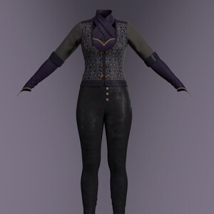 Shadowheart Epilogue Outfit Pattern With Accessories - Etsy