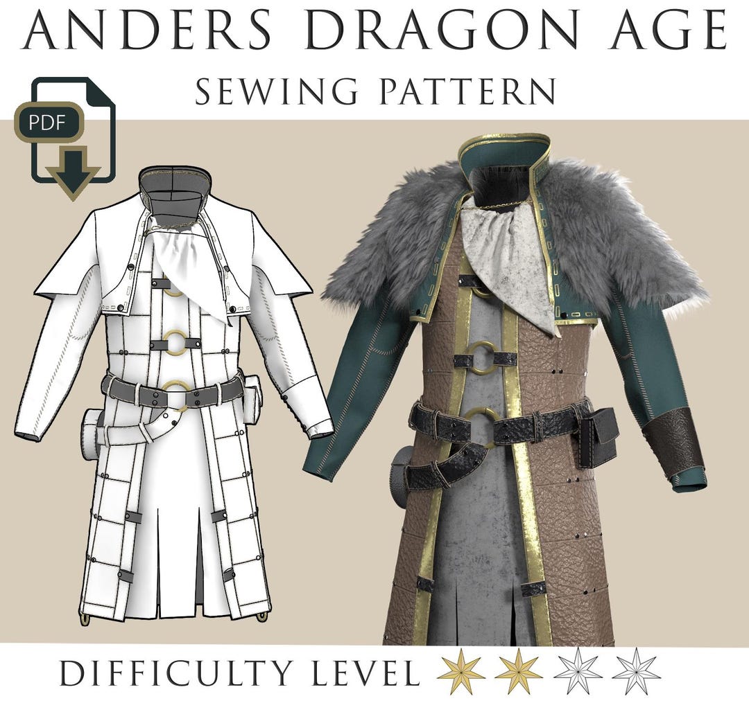 Anders DA2 Costume Pattern Kit With Accessories - Etsy